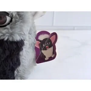 Furby | Toys | Not Working Original Furby 998 Gray Black Tiger Tag ...